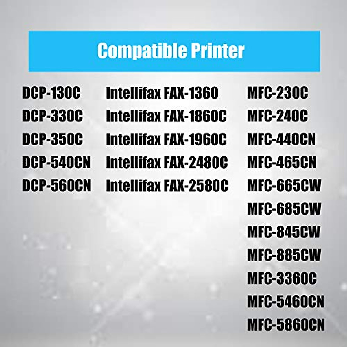 4Benefit (Set of 18) Compatible LC51 Ink Cartridge Replacement LC-51 (6BK+4C+4M+4Y) Work for MFC-240C MFC-465CN MFC-665CW DCP 130C 330C 540CN MFC 230C 3360C 5460CN IntelliFax 1360 Inkjet Printer