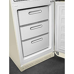 SMEG FAB32URBL3 FAB32 Retro Style Refrigerator, Black