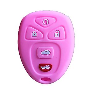 KAWIHEN Key Fob Cover Compatible with Buick Cadillac Chevrolet Chevy GMC Pontiac Saturn 5 Buttons key fob KOBGT04A 22733524 10305091 10305092 OUC60270 OUC60221 15913415 15857839