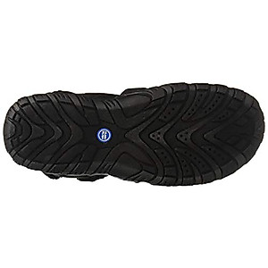 Nunn Bush Men's Rio Bravo Fisherman Closed Toe Outdoor Sandal, Black, 11 Wide