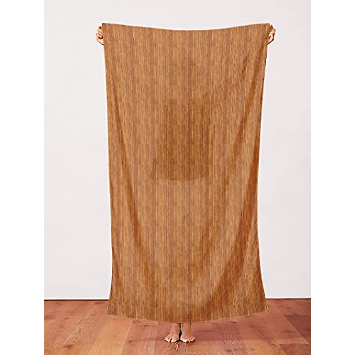 PBS Fabrics Barnyard Blenders by Madison Crabtree, Quilter's Cotton by The Yard, Wood Planks, Orange