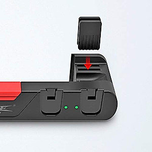 SOONHUA Charging Dock with Game Card Slots Compatible with Nintendo Switch Joy-Cons Console