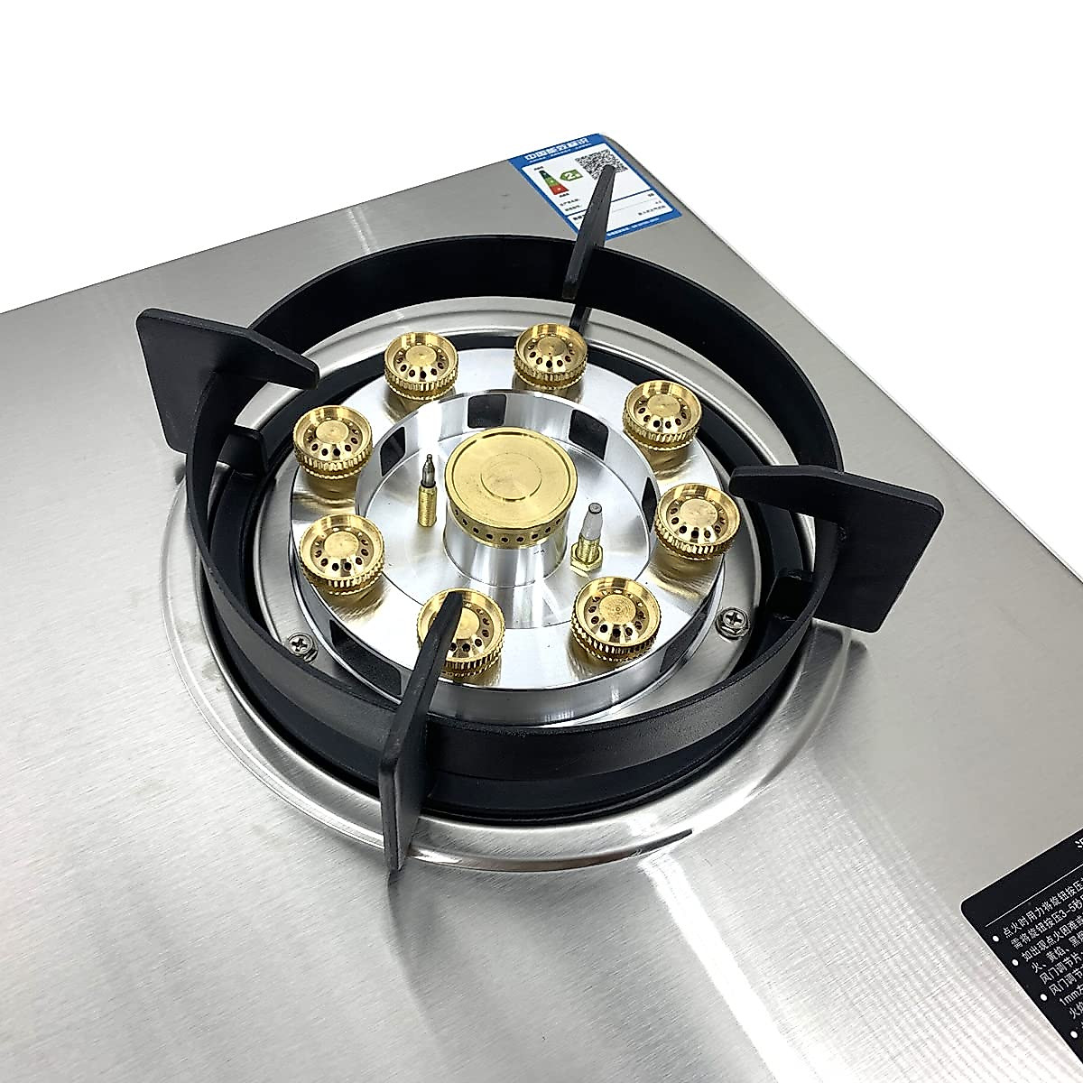 YILIKISS 28" Built-in Gas Cooktops | 2 Burner LPG Propane Gas Cooker Stainless Steel Gas Stove | Dual Burner Gas Hob | Easy to Clean