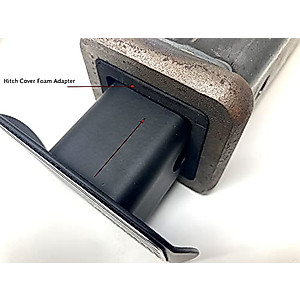 eVerHITCH 3", 2.5" and 2" Adapter Insert for Adapting Hitch Cover to Various Size Hitch RECEIVERS, Fits 3", 2.5" and 2" Receivers