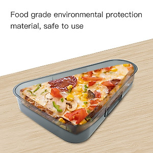 AimiDream Pizza Storage Container, 3-in-1 Microwavable Pizza Box,Reusable Pizza Box with Lids to Leftover Organization and Space Saver