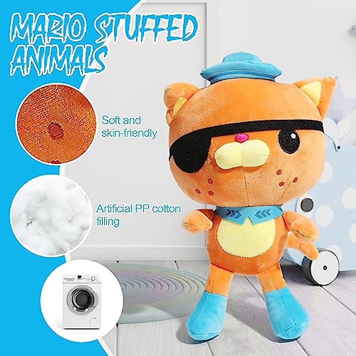 CHAOFANZHE The Kwazii Plush,Ocean Toys,Sorf Animal Dolls 12" (Kwazii 12")…