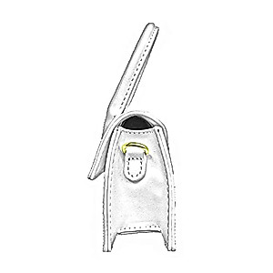 Cute Purse Mini Crossbody Bags for Women Girls Top Handle Clutch Handbag (white)