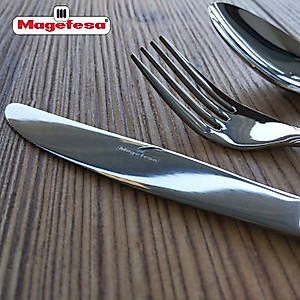 MAGEFESA Cordoba – 48 piece Clutlery Set, made in 18/10 stainless steel, for 12 people, blue box included