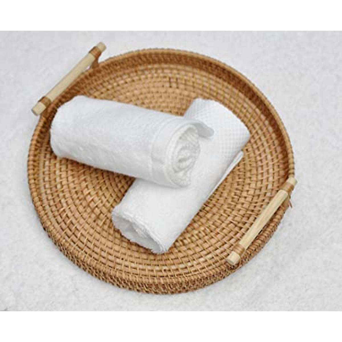 Face Towel White Washcloths Quick-Dry, Highly Absorbent, Soft Feel Face Towels, Premium Quality Flannel Face Towel 2 Pieces Pack