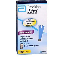 MediSense Precision Xtra Strips - Model 99878-35 - Box of 100