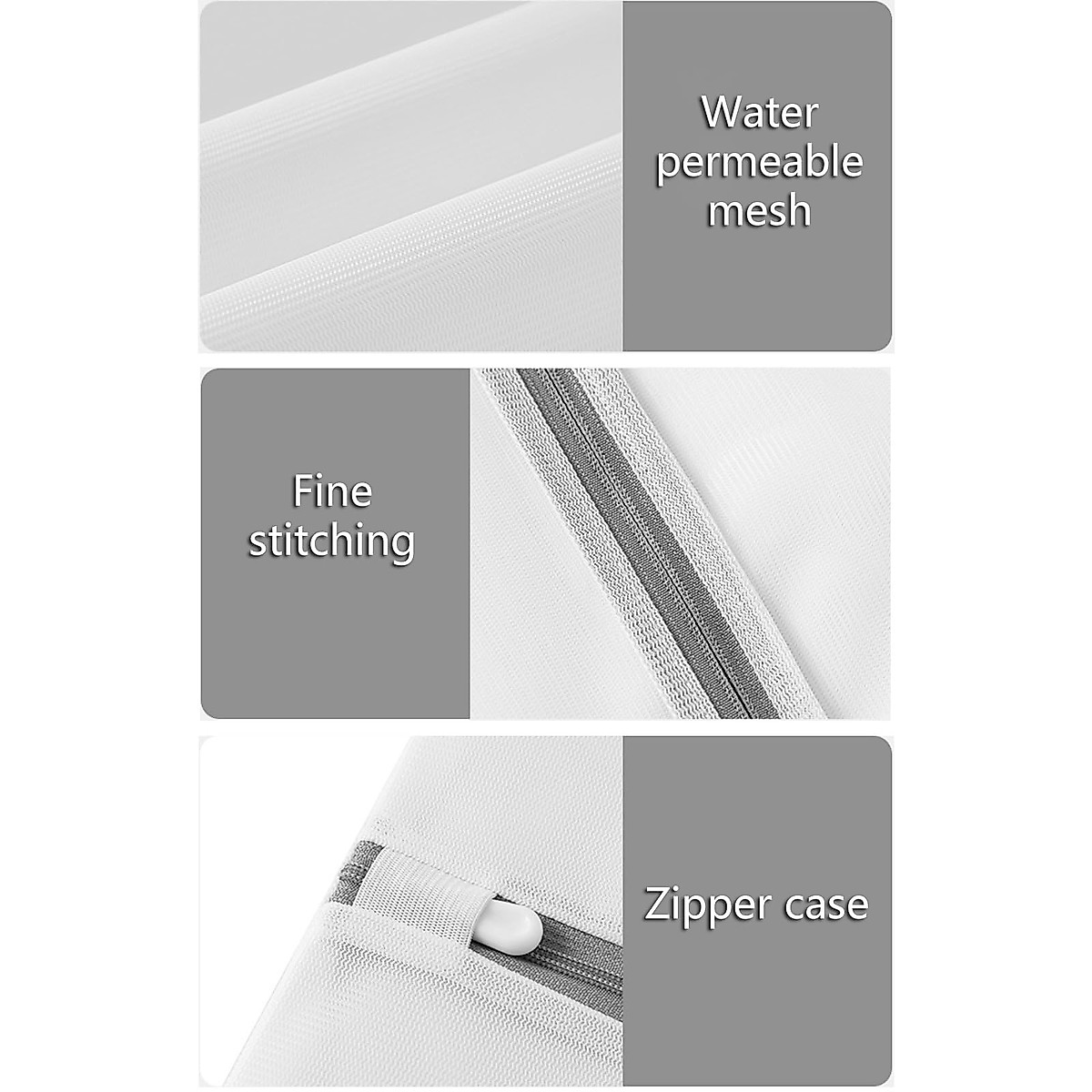 DLOULP Simple Laundry Bag Delicates Clothing Washing Bags with Houseware Laundry Bra Lingerie Wash Bag 5 Sizes