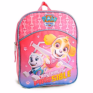 Paw Patrol 10" Mini Toddler Preschool Backpack Lunch Box (Includes Puzzle) with Stickers