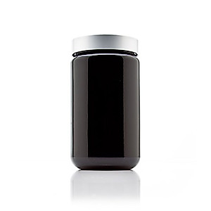 Infinity Jars Silver Collection 400 ml (13.5 fl oz) Tall Black Ultraviolet Screw Top Jar 3-Pack