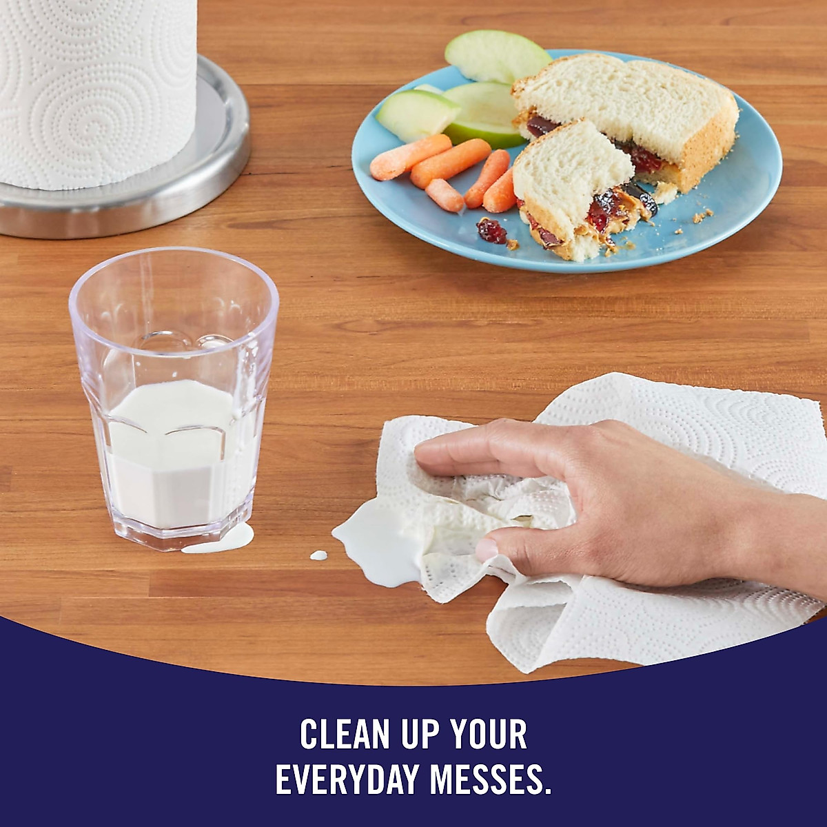 Sparkle® Tear-A-Square® Paper Towels, 2 Double Rolls = 4 Regular Rolls, 2 Count (Pack of 1)