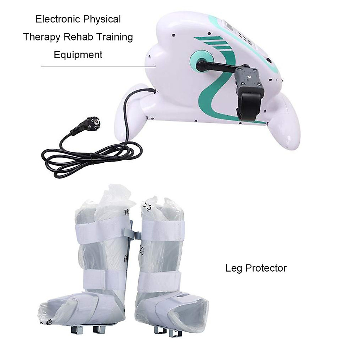 Fitness Motorized Electric Mini Exercise Bike/Pedal Exerciser,Electric Pedal Exerciser for Seniors Portable Fitness Cycle for Arm/Leg Exercise Mini Cycling Trainer Stationary Exercise Leg Peddler