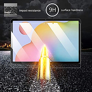 Doemoil For Samsung Galaxy Tab S9 / Tab S7 Screen Protector Glass 9H Hardness Anti-Scratch Anti-Fingerprint Glass Easy-Install Screen Protector Glass for Samsung Tab S9 S8 S7 11 inch Tablet (1 Pcs)