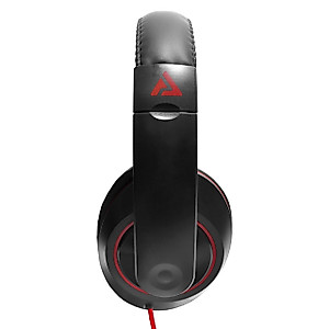 Audio Council Premier Stereo Over-Ear Headphones - DJ Style (Black/Red)