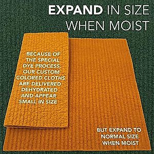 SCANDISH Black Swedish Dishcloths for Kitchen - Set of 3 Swedish Dish Cloths | Swedish Dish Towels Made in Sweden | Reusable, Compostable Black Dishcloths for Kitchen