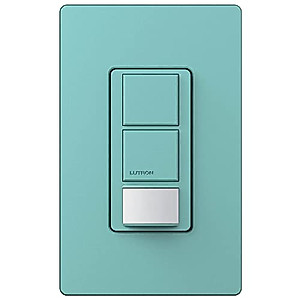 Lutron MS-OPS6-DDV-WH Motion Sensor, Maestro Occupancy Sensor Switch, 6A, Single Pole/Dual Circuit - White