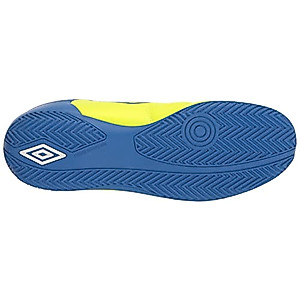 Umbro Men's Classico XI IC Indoor Soccer Shoe, Yellow/Blue, 9