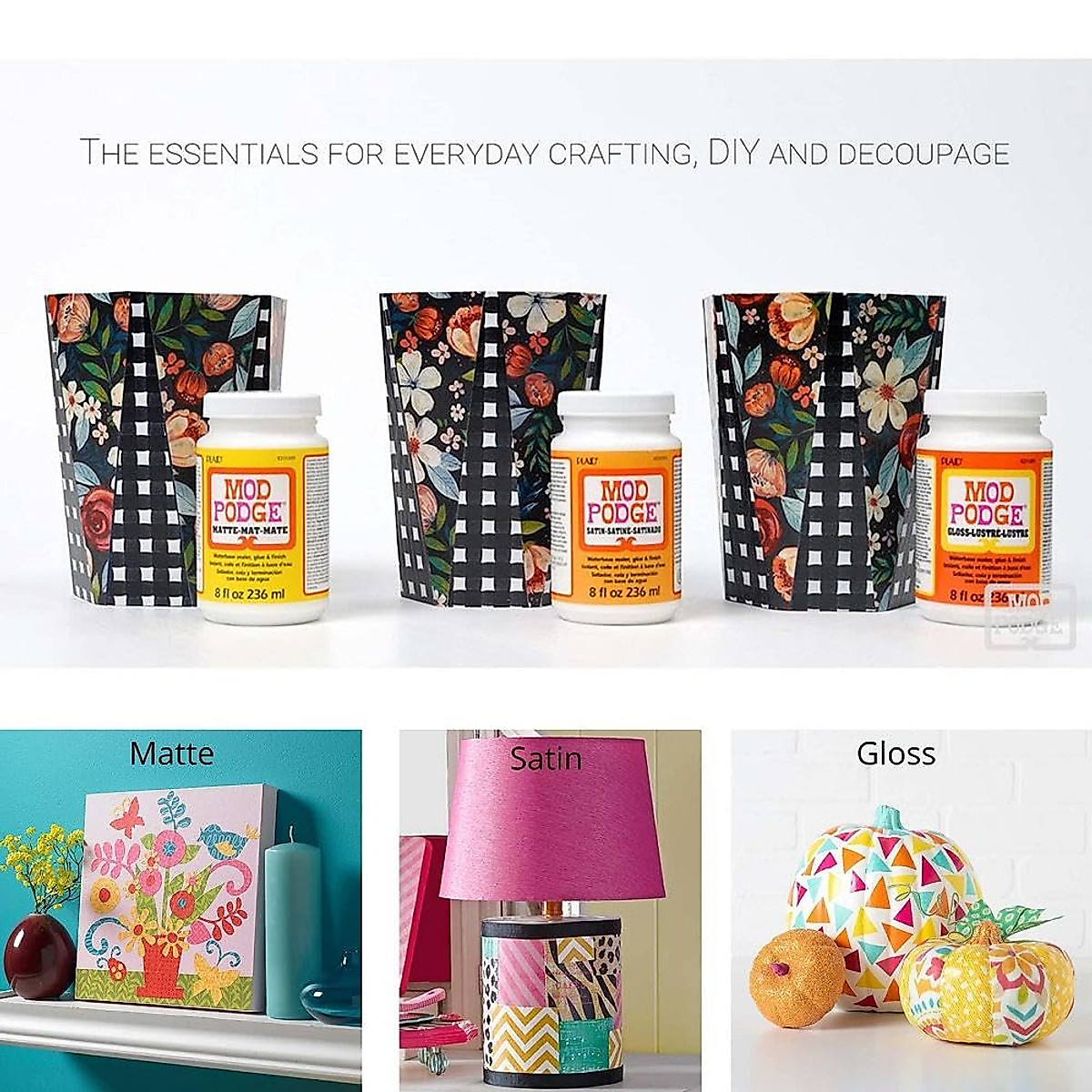 Mod Podge CS11302 Waterbase Sealer, Glue and Finish, 16 oz, Matte