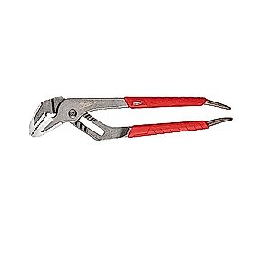 48-22-6310 10", Straight Jaw Pliers with Ream & Punch Exposed Metal Handles & Precision Ground Plier Head