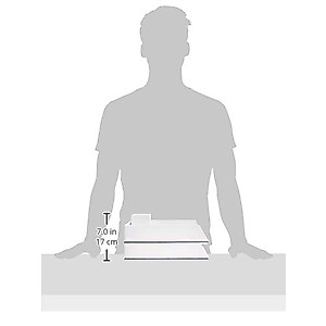 Amazon Basics Desk Organization Set - Grey and White