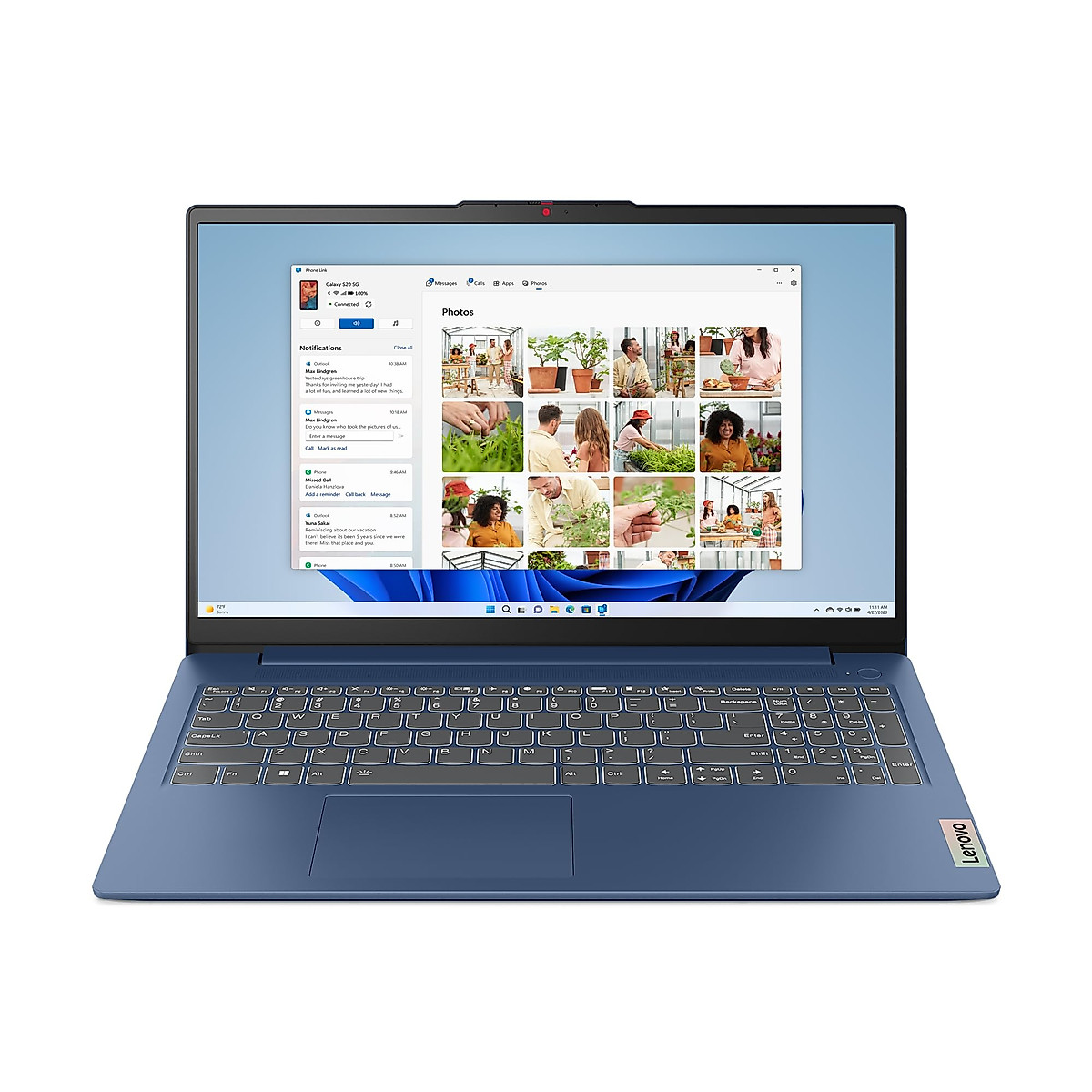 Lenovo IdeaPad Slim 3 - (2023) - Everyday Laptop - Lightweight - Windows 11-15.6" FHD - 8GB Memory - 256GB Storage - AMD Ryzen 5 7520U - Abyss Blue