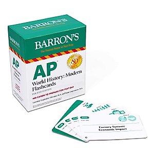 AP World History: Modern Flashcards (Barron's AP)