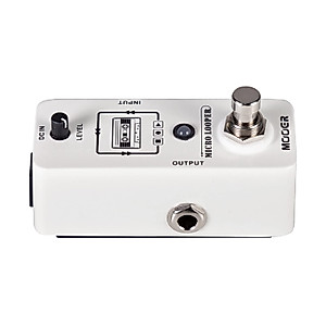 MOOER Micro Looper Guitar Loop Pedal Effect Pedal with 30 Minutes Recording Time, Unlimited Overdubs, Pure Sound for Electric Guitar