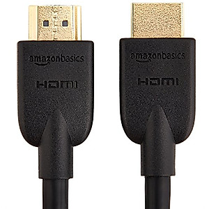 Amazon Basics CL3 Rated High Speed 4K HDMI Cable (18Gbps, 4K/60Hz) - 10 Feet, Black