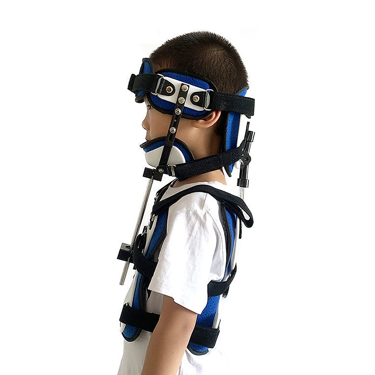 WILLQ Head Neck Chest Thoracic Orthosis Fracture Fixation Cervical Vertebra Rehabilitation Support for Neck and Upper Back Injuries Relief for Arthritis Acute Pain Surgery Fractures