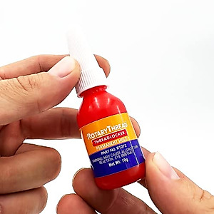 Permanent Hold Threadlocker, Heavy Duty High Strength Adhesive Locks Metal Fasteners Curing Sealant 0.35oz (RT272) by Rotary Thread