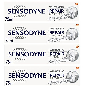 Sensodyne Repair and Protect Whitening Toothpaste [Pack of 4]