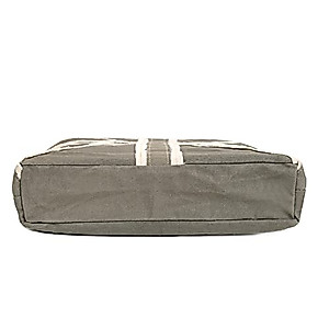 CLA Upcycle Canvas Handbag for Women, Upcycle Canvas & Cowhide Leather Bag for Women's, Canvas Tote Bags for Women's