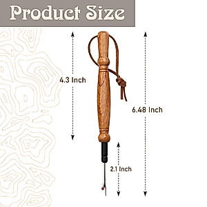 Savina Seam Rippers for Sewing, Remove Stitches and Seams with Precision, Thread Ripping Tool, Hard Wood Professional Multipurpose Durable for Sewing/Quilting (1Pcs)