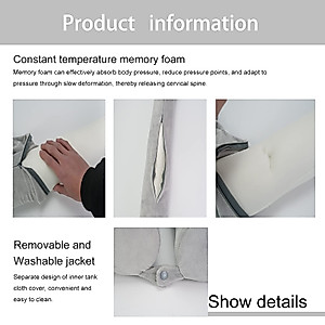 Hxcxrst Travel Pillow-Twist Memory Foam Neck Pillow Support Pillow, Used for Neck, Chin, Waist and Leg Support-Suitable fo Airplanes, Buses, Trains.