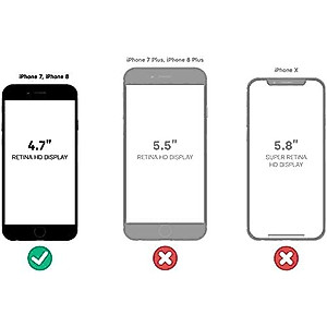 OtterBox Defender Series Rugged Case for iPhone SE (2020), iPhone 8, iPhone 7 (NOT Plus) Case Only - Non-Retail Packaging - Black (with Microbial Defense)