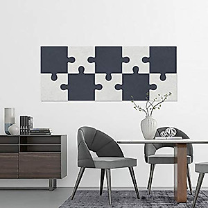 Puzzle Felt Message Board, DIY Cork Board Photo Wall, Bulletin Board/Message Board self-Adhesive Wall Sticker