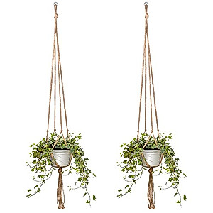 EBOOT 2 Pack 48 Inches Plant Hanger Flower Pot Plant Holder for Indoor Outdoor Decorations, Large, 4 Legs