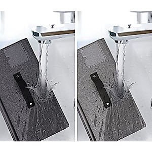 2PCS Foldable Under Bed Storage Box with Plastic Support Liner, Handles, Zipper lid, Blankets Clothes Comforters Storage Bin Organizer for Bedroom and Closet, 29×15×7inch, Black Grey