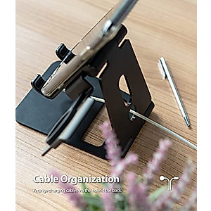 Ringke Super Folding Stand, 2 in 1 Portable Smartphone & Smartwatch Stand Compatible with Apple Watch 5, iWatch 4, iWatch 3, iWatch 2, iWatch 1, iPad Mini