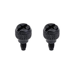 Mewutal 20 x Computer Case Thumb Screws, (6-32 Thread) PC Computer Case Fastener Thumb Screws, Black
