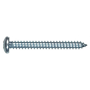 The Hillman Group, zinc 80021 6 x 1-Inch Pan Head Phillips Sheet Metal Screw, 100-Pack, 1 inches