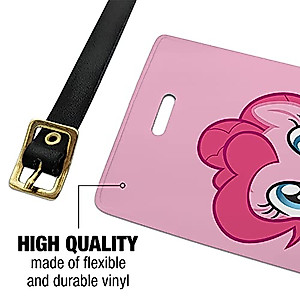 My Little Pony Pinkie Pie Face Luggage ID Tags Carry-On Cards - Set of 2