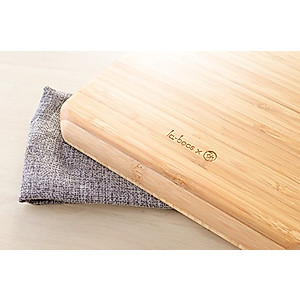 La Boos Square Dish Healthy Separation Plates, Cereals, Cegetables, Protein, Keep Health Ratio Per Meal, Lunch Plate, Dinner Dish (Square Dish)