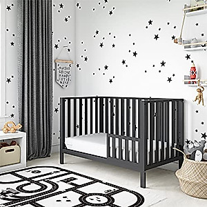 Safety 1st Heavenly Dreams Baby Crib and Toddler Bed Mattress, Waterproof and Stain Resistant Cover, White