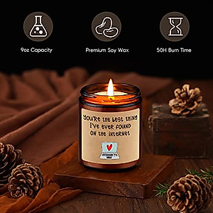 GSPY Scented Candles - Dating Anniversary, Romantic Gifts for Her, Him, Women, Men - Funny Relationship, Mothers Day, Fathers Day, Birthday, Love Gifts for Boyfriend, Husband, Fiance, Wife, Girlfriend