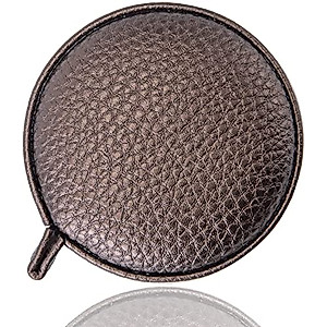 3m/120" Tape Measure Body Measuring Tape for Body Cloth Tape Measure for Sewing Fabric Tailors Medical Measurements Tape Dual Sided Leather Tape Measure Retractable (Dark Brown)