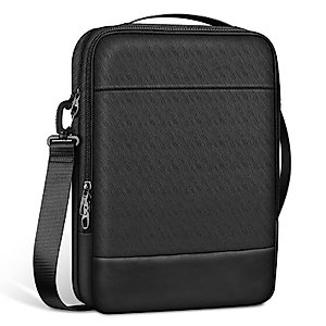 Fintie Laptop Shoulder Bag Briefcase for MacBook Air 15 13.6 13, MacBook Pro 14 13, 13.5" Surface Laptop, 13" Samsung Lenovo HP Acer Notebook, Black